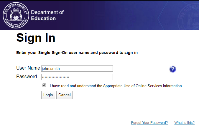 Woodvale Secondary College Knowledge Base - Signing into Department of ...