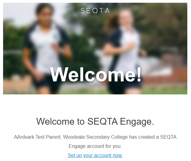 Woodvale Secondary College Knowledge Base - SEQTA Register Account - Parents